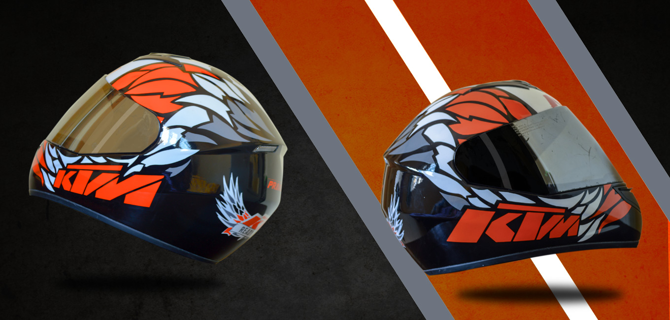 ktm theme helmet | Wild Custom