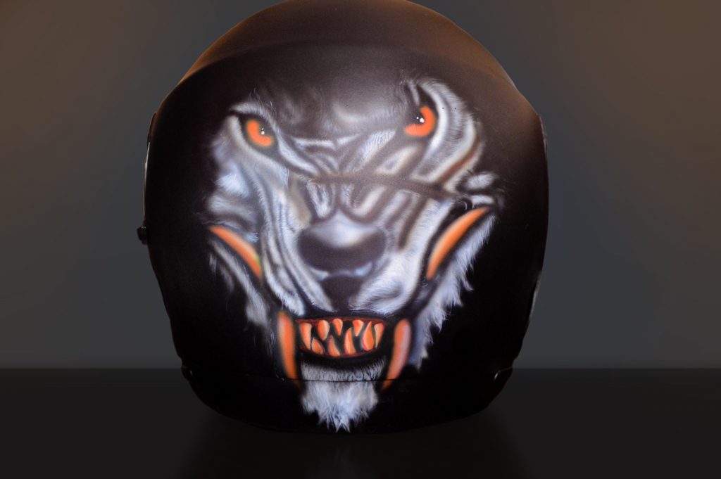 Werewolf imprint helmet | Wild Custom